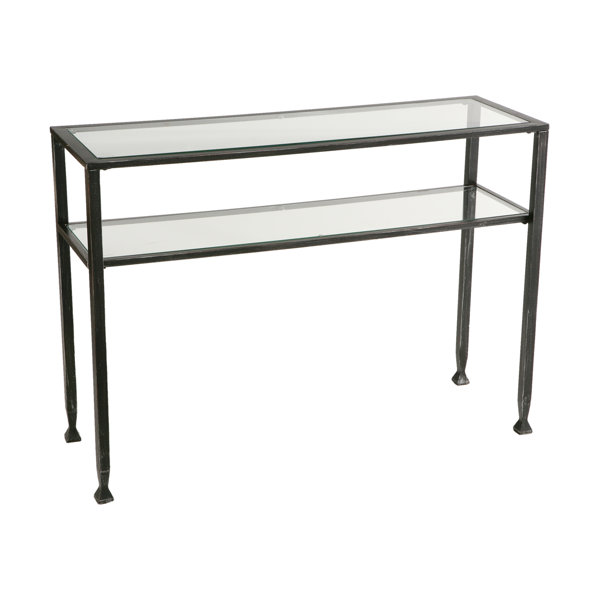 Wildon Home® 42'' Glass Top Console Table & Reviews | Wayfair