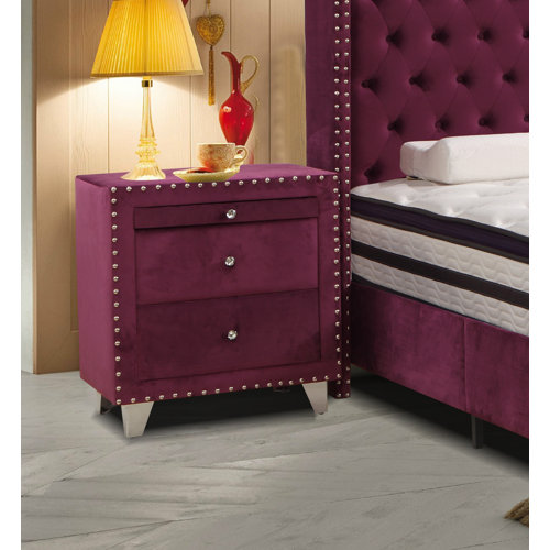 Purple Nightstands You'll Love | Wayfair