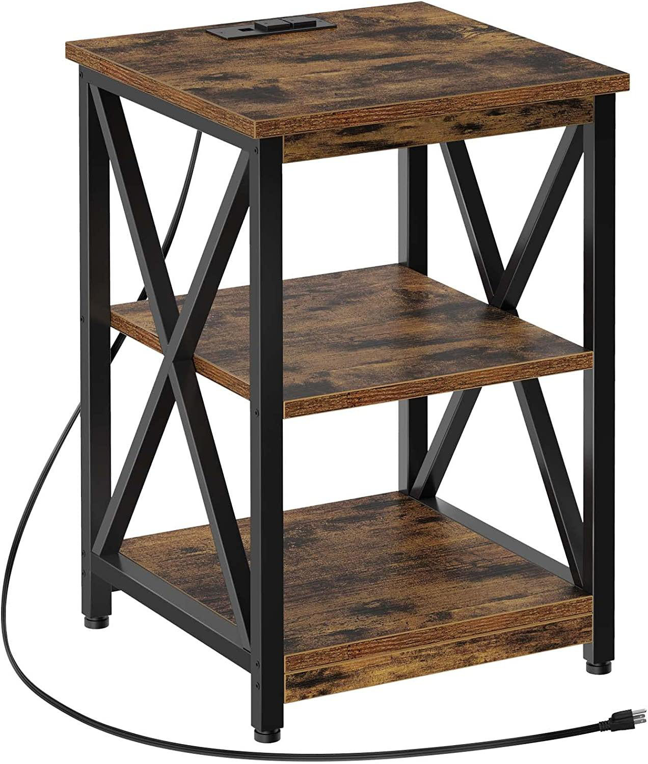 17 Stories End Table with Storage and Built-In Outlets - Wayfair Canada