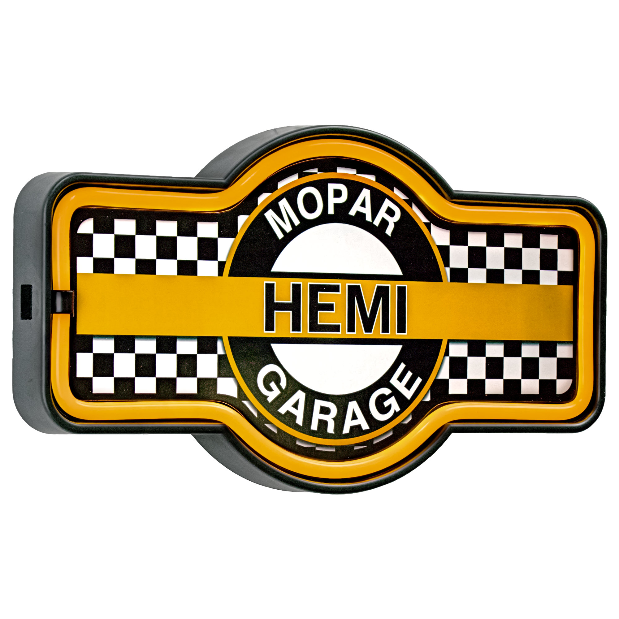 Trinx Chrysler Mopar Hemi Garage LED Neon Light Sign - 9.5" x 17.25" x ...