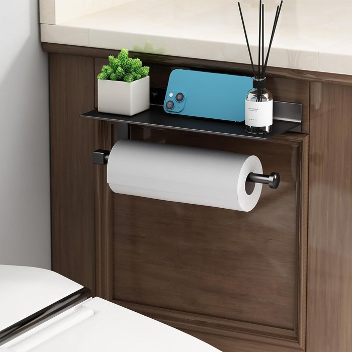 Latitude Run® Metal Wall Paper Towel Holder | Wayfair
