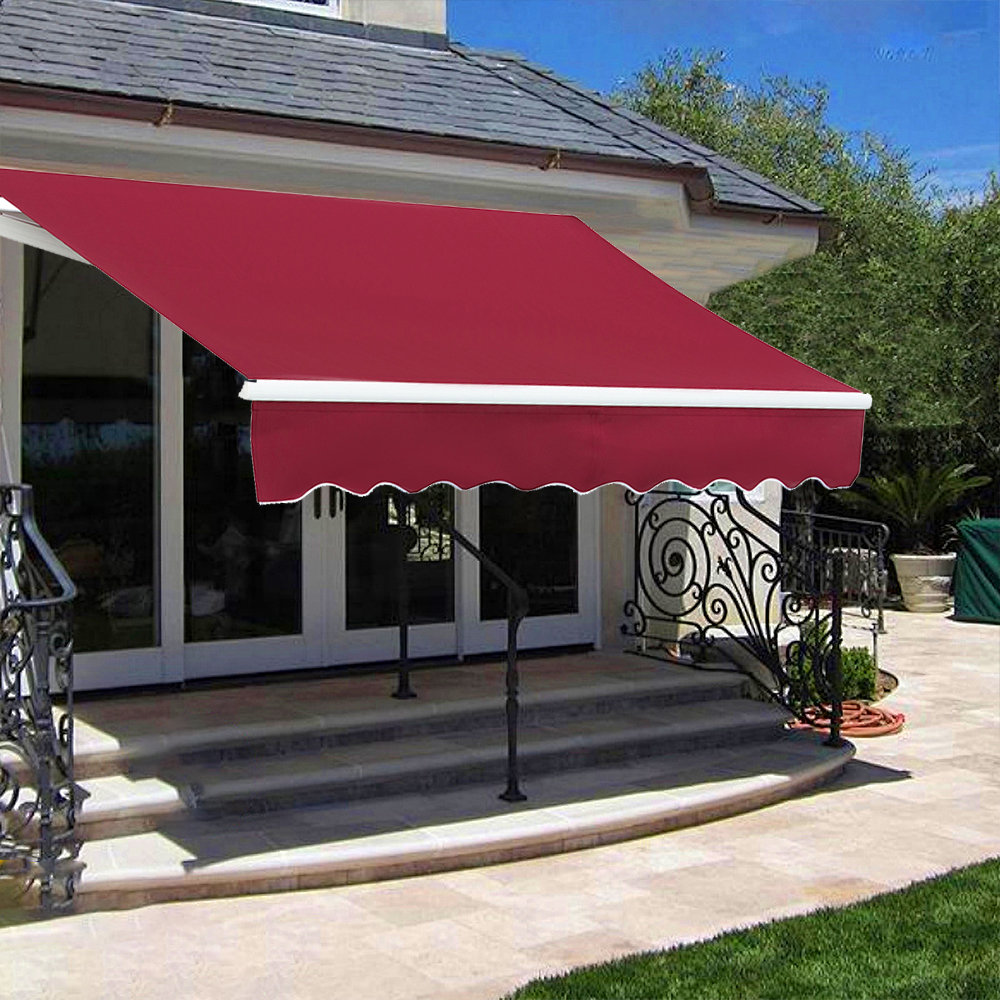 Engdash 78.75'' W x 49.25'' D Patio Awning Polyester Cover for Outdoor ...