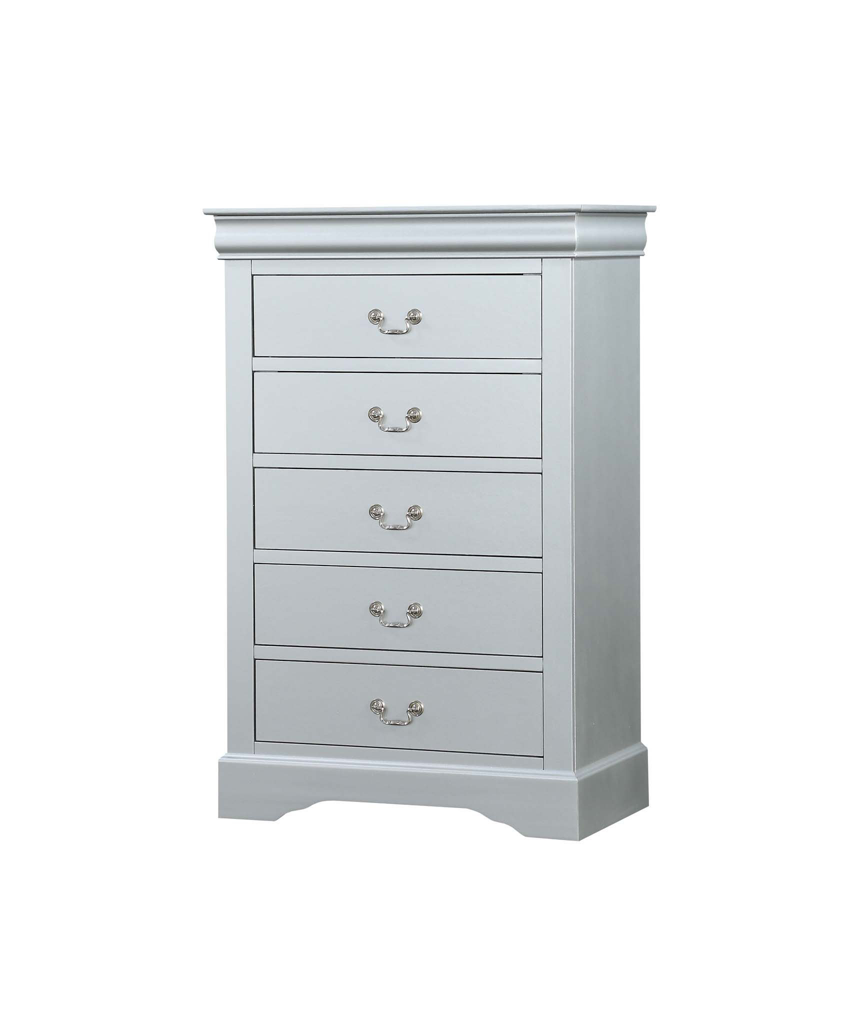 Red Barrel Studio® Louis Philippe Platinum Finish Chest | Wayfair