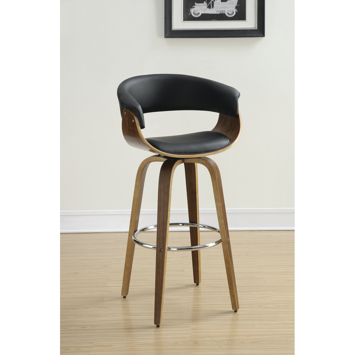 Corrigan Studio® Oona Swivel 29.5" Bar Stool | Wayfair