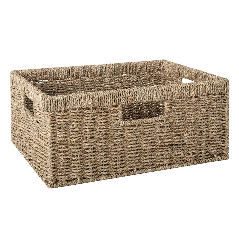 Bayou Breeze Seagrass Storage Bin | Wayfair