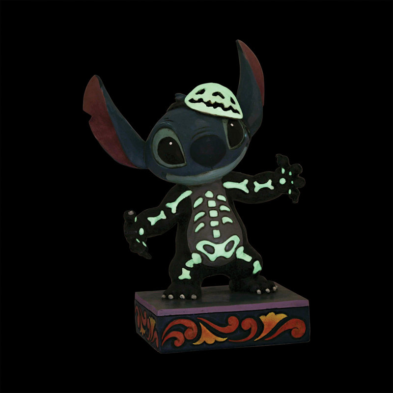 Jim Shore Disney Traditions Stitch Skeleton | Wayfair