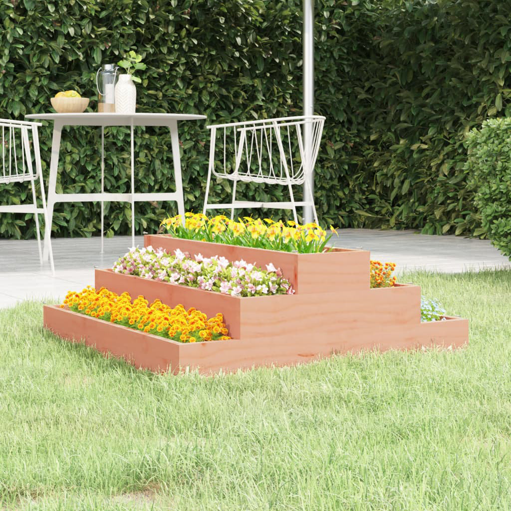 Latitude Run Planter 80X80x27 Cm Solid Wood Douglas | Wayfair.co.uk