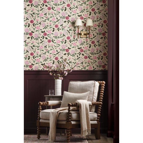 Rifle Paper Co. Roses Wallpaper | Wayfair