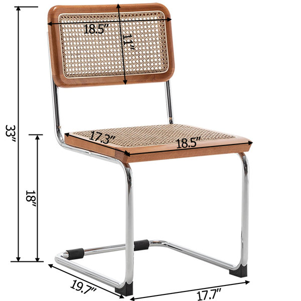 Bayou Breeze Side Chair in Brown & Reviews | Wayfair