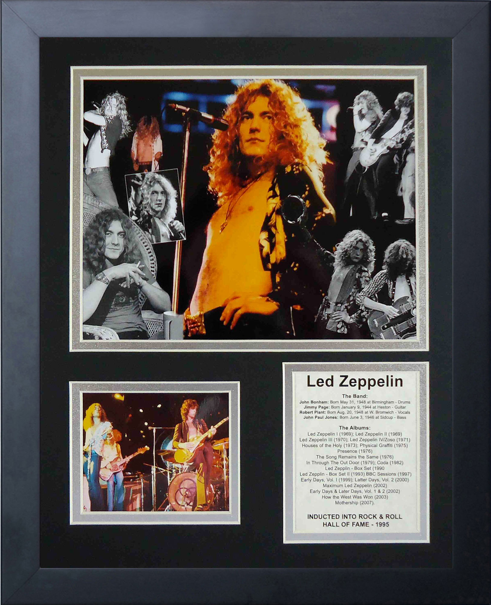 Legends Never Die Led Zeppelin Framed Memorabilia - Wayfair Canada