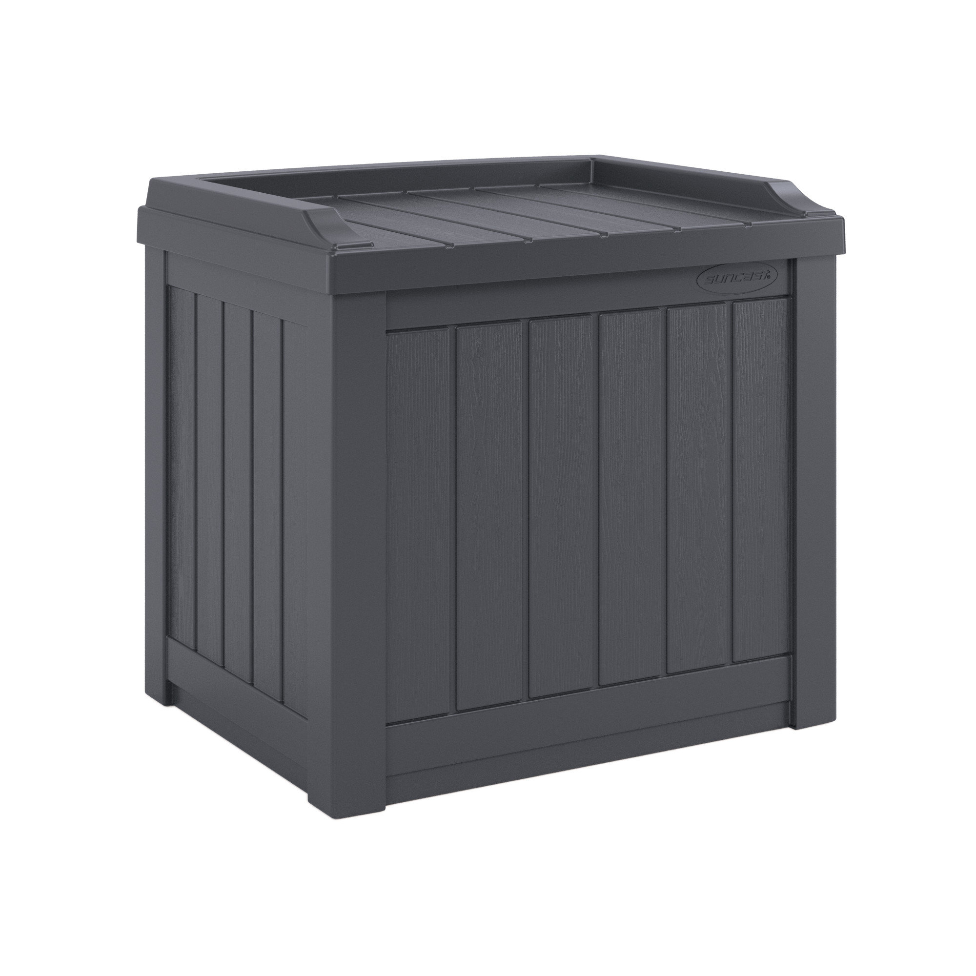Suncast 22 Gallon Water Resistant Deck Box with Storage Seat & Reviews ...