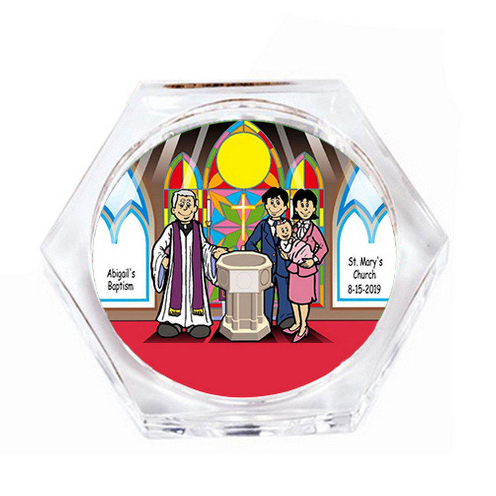 Printed Perfection Personalized Baptism, Couple - Female Baby Drink ...