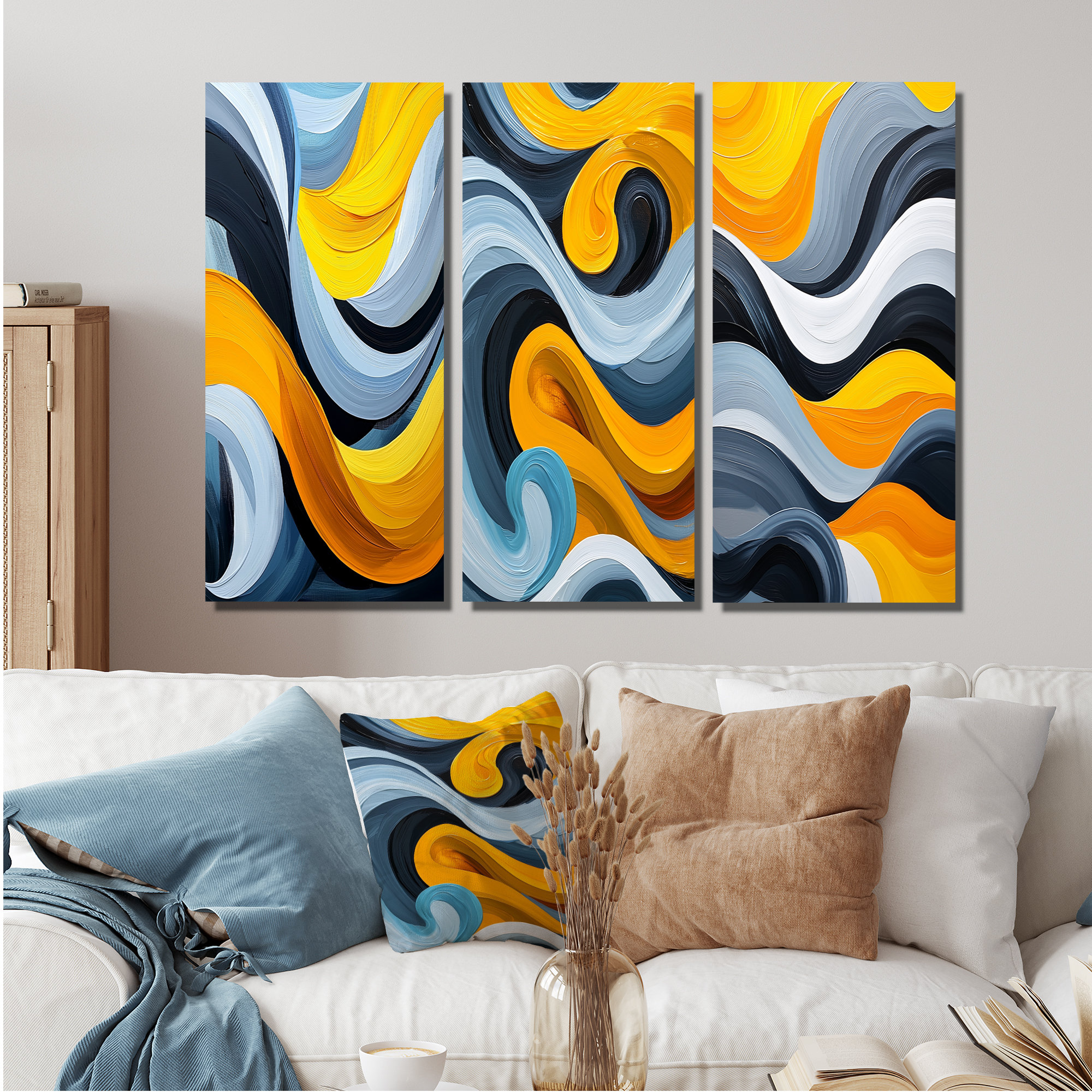 Ivy Bronx And Yellow Ocean Steam Lines I - Minimalism Wall Decor ...