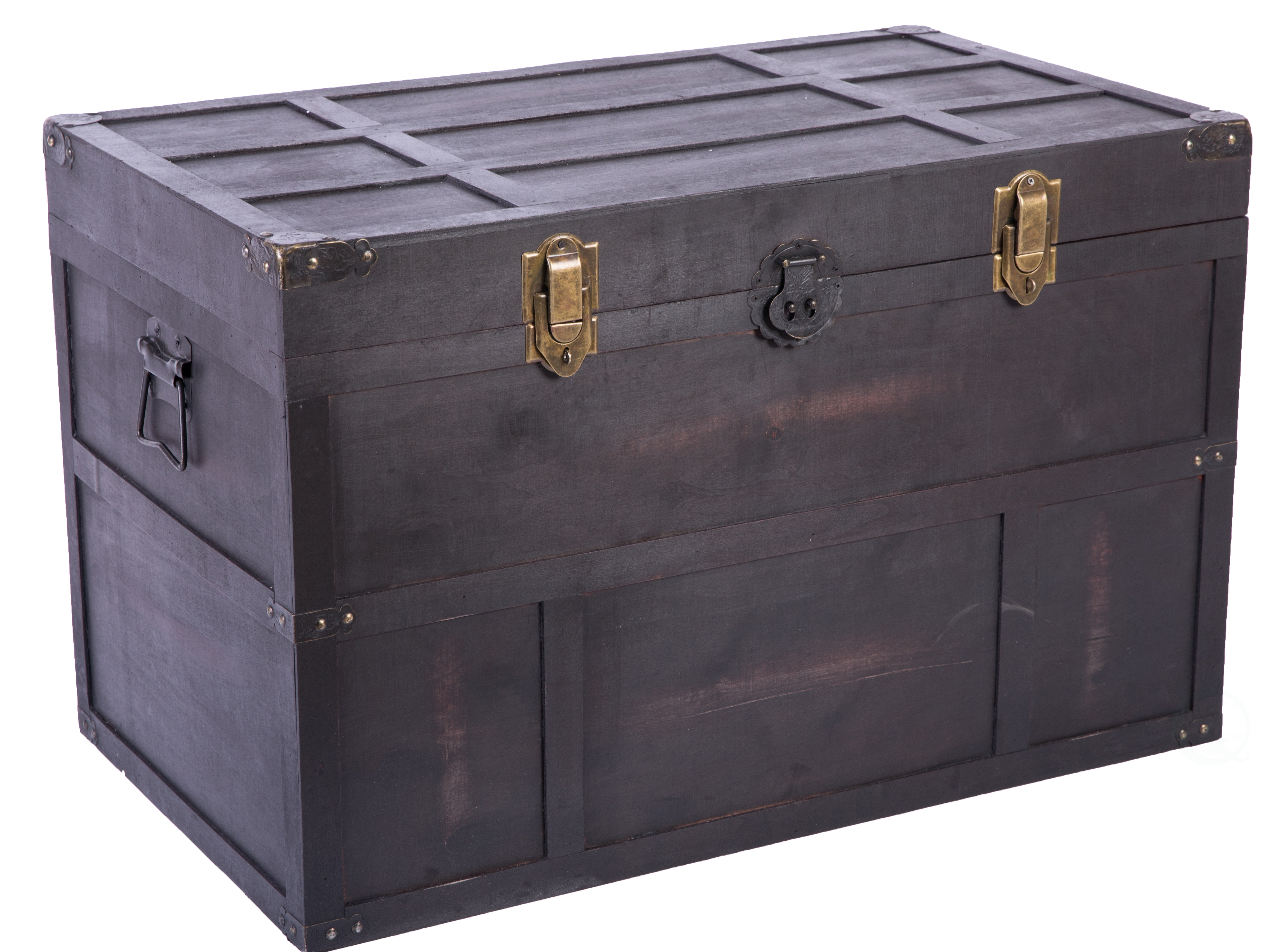 Canora Grey Ferriera Vintage Trunk with Lockable Latch & Reviews | Wayfair