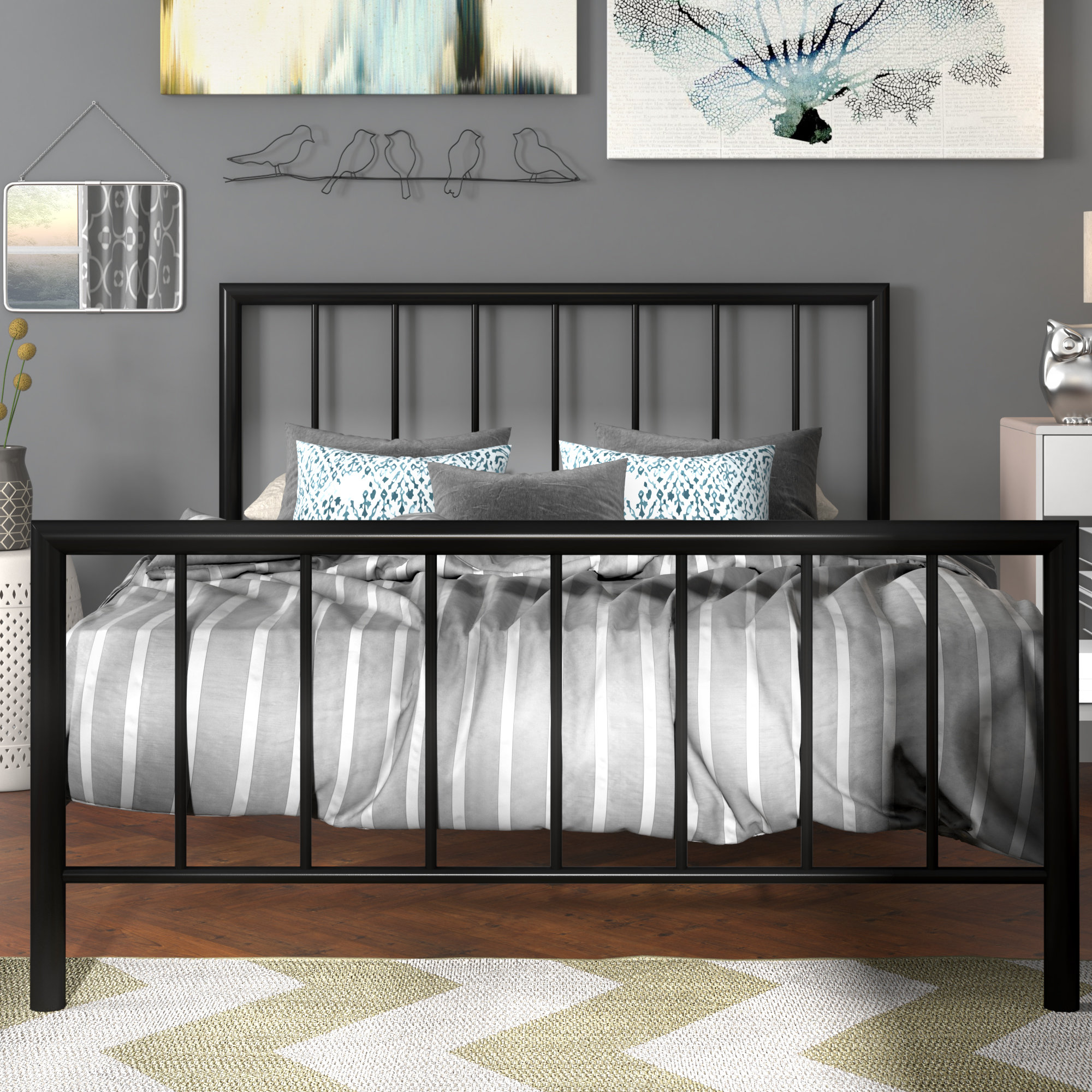 Wrought Studio Pisces Bed Frame & Reviews | Wayfair.co.uk