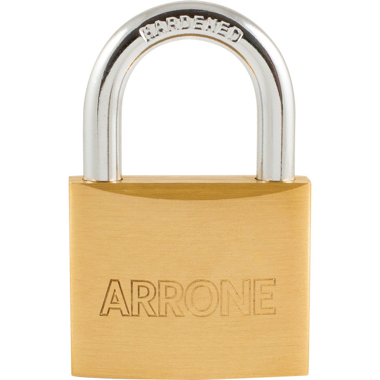 HOPPE Brass Padlock, 30mm, Keyed to Differ | Wayfair.co.uk