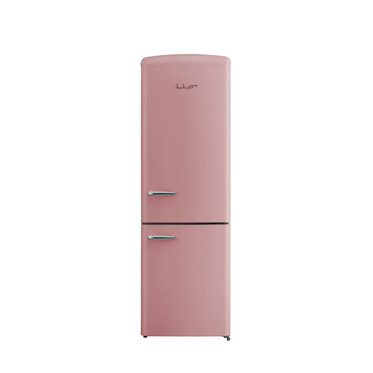 iio RR2 12 cu. ft. Retro Refrigerator Full Size Fridge Bottom Freezer ...
