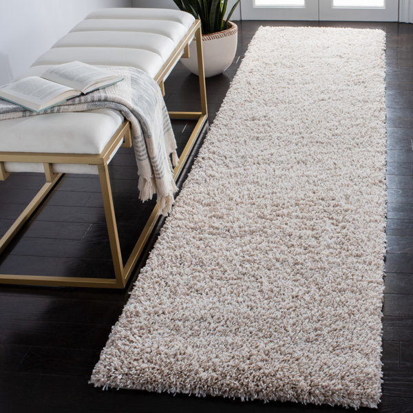 Wrought Studio Angeliya Shag Performance Solid Color Rug & Reviews ...