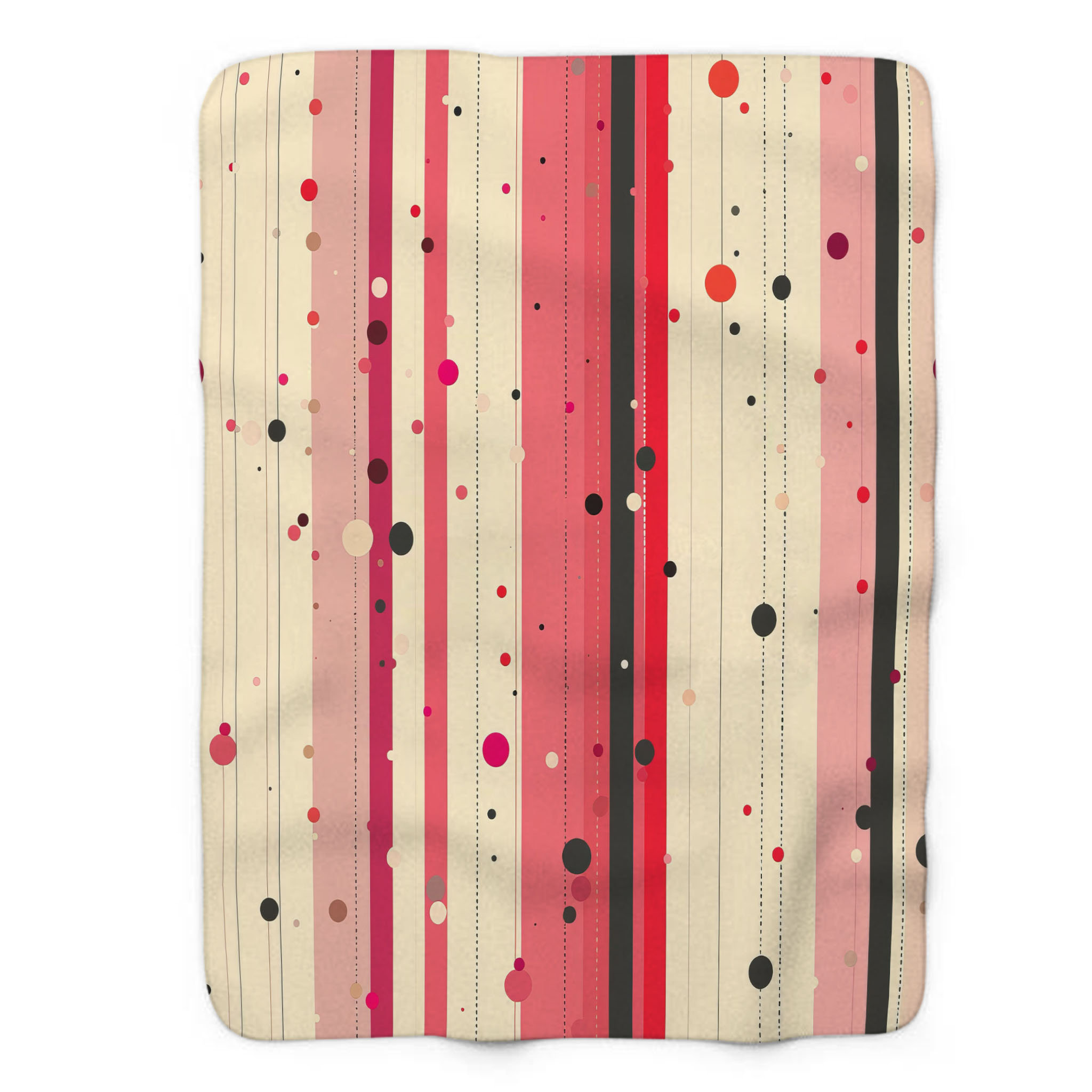 MentionedYou Stripe and Dot - 1 Piece Premium Blanket | Wayfair