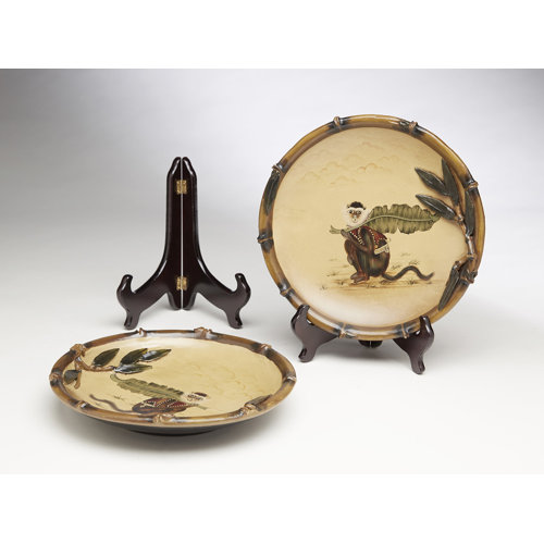 AA Importing 2-Piece Monkey Plate Set | Wayfair