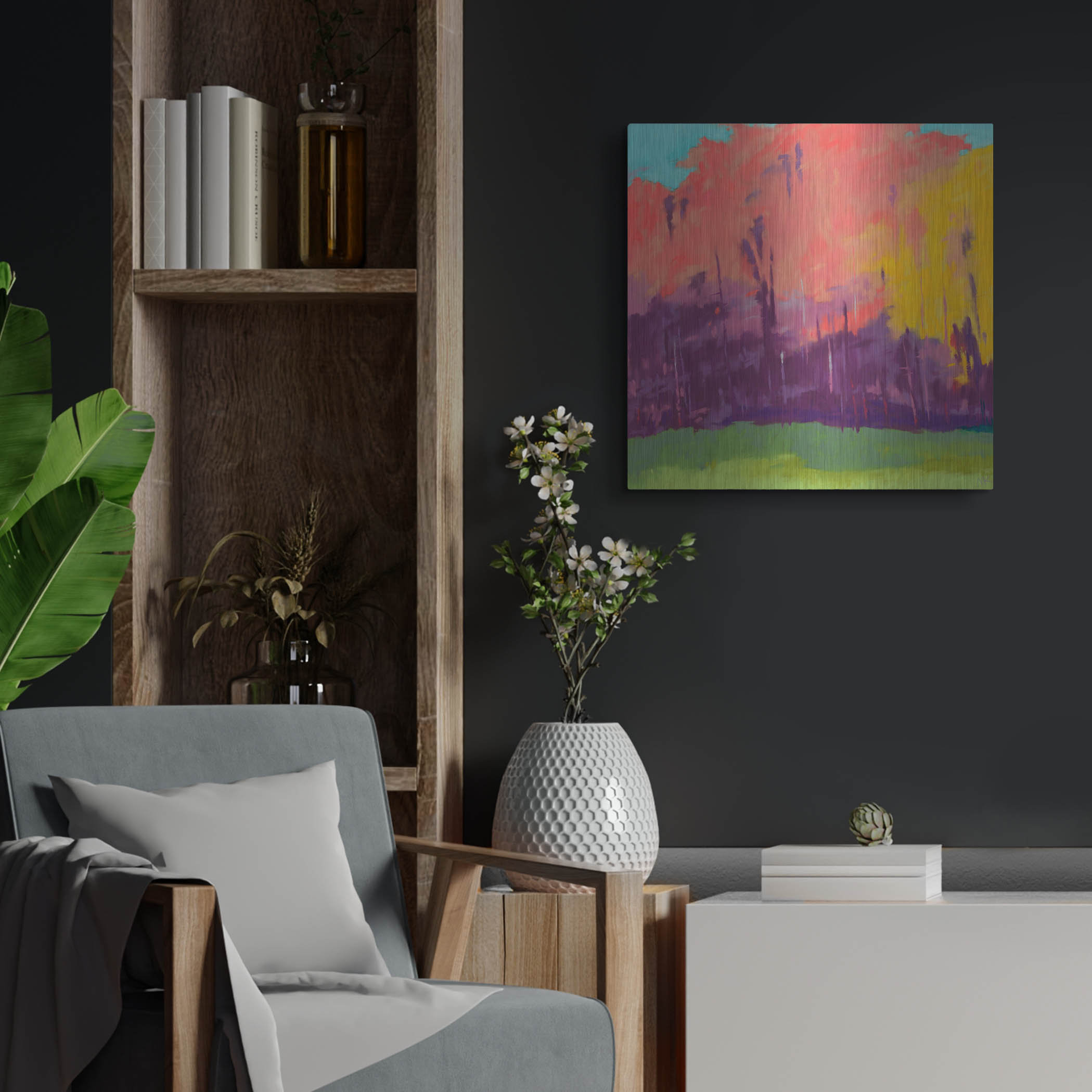 Ivy Bronx 'Bright View No 2' by Mike Kelly, Metal Wall Art | Wayfair