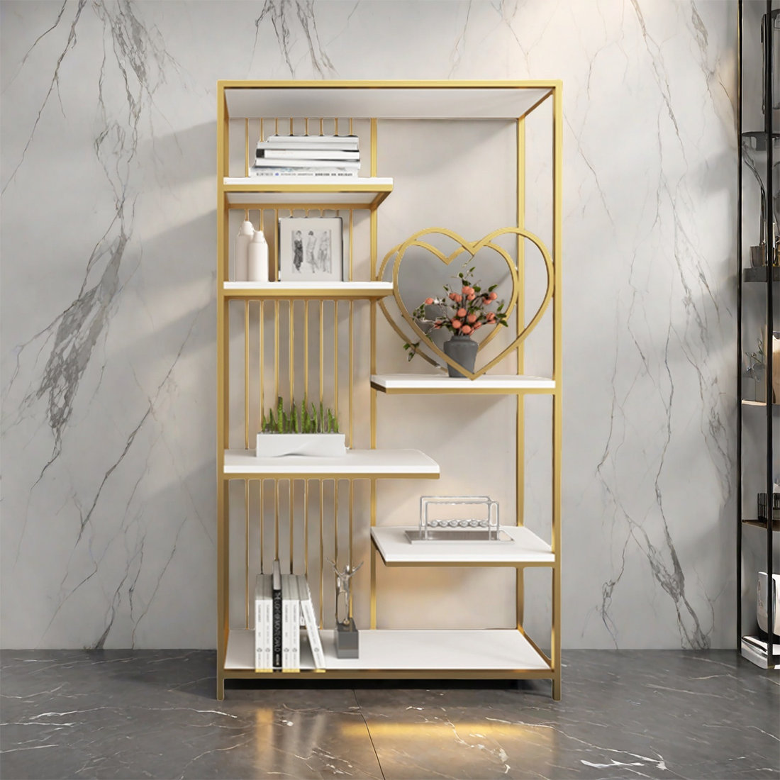 17 Stories A practical and elegant bookcase | Wayfair