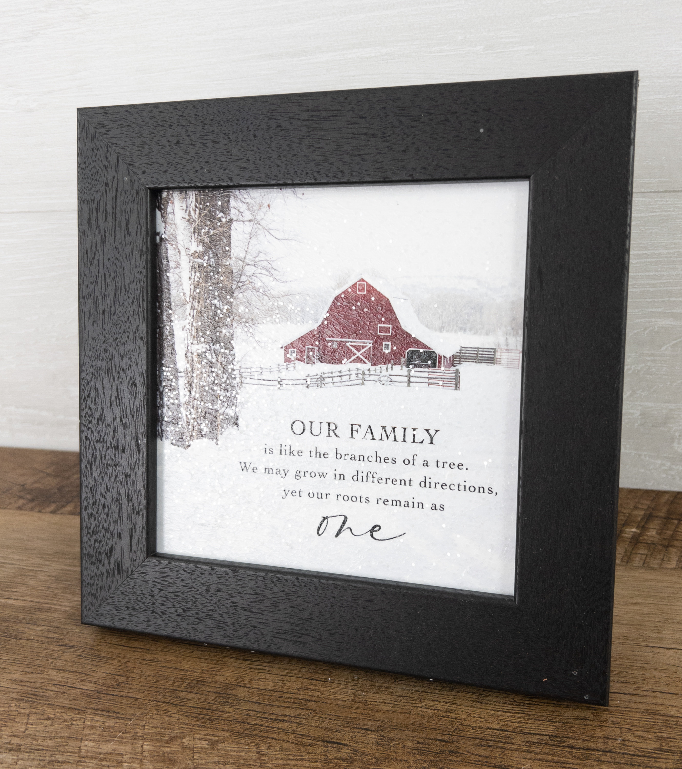 The Holiday Aisle® Our Family Branches Of a Tree Winter - Photographie ...