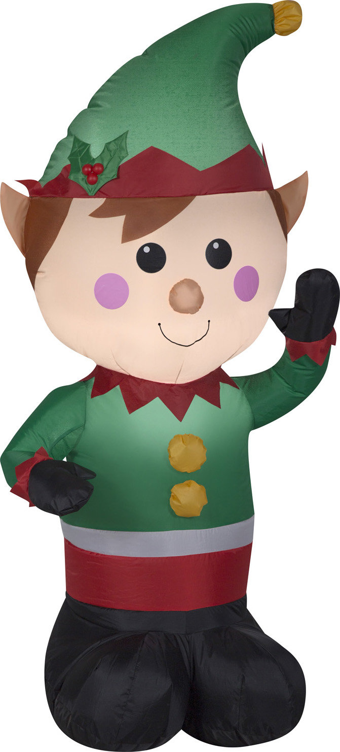 Gemmy Industries Airblown Elf Small | Wayfair