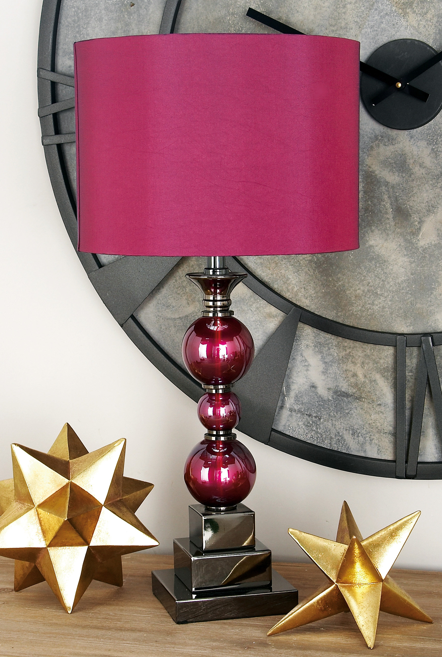 Everly Quinn Glass Glam Table Lamp & Reviews | Wayfair