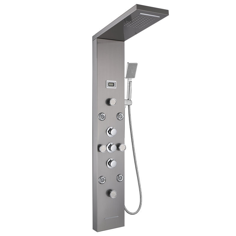 EHABLIX Rainfall Shower Panel System With Rainfall Waterfall Shower ...