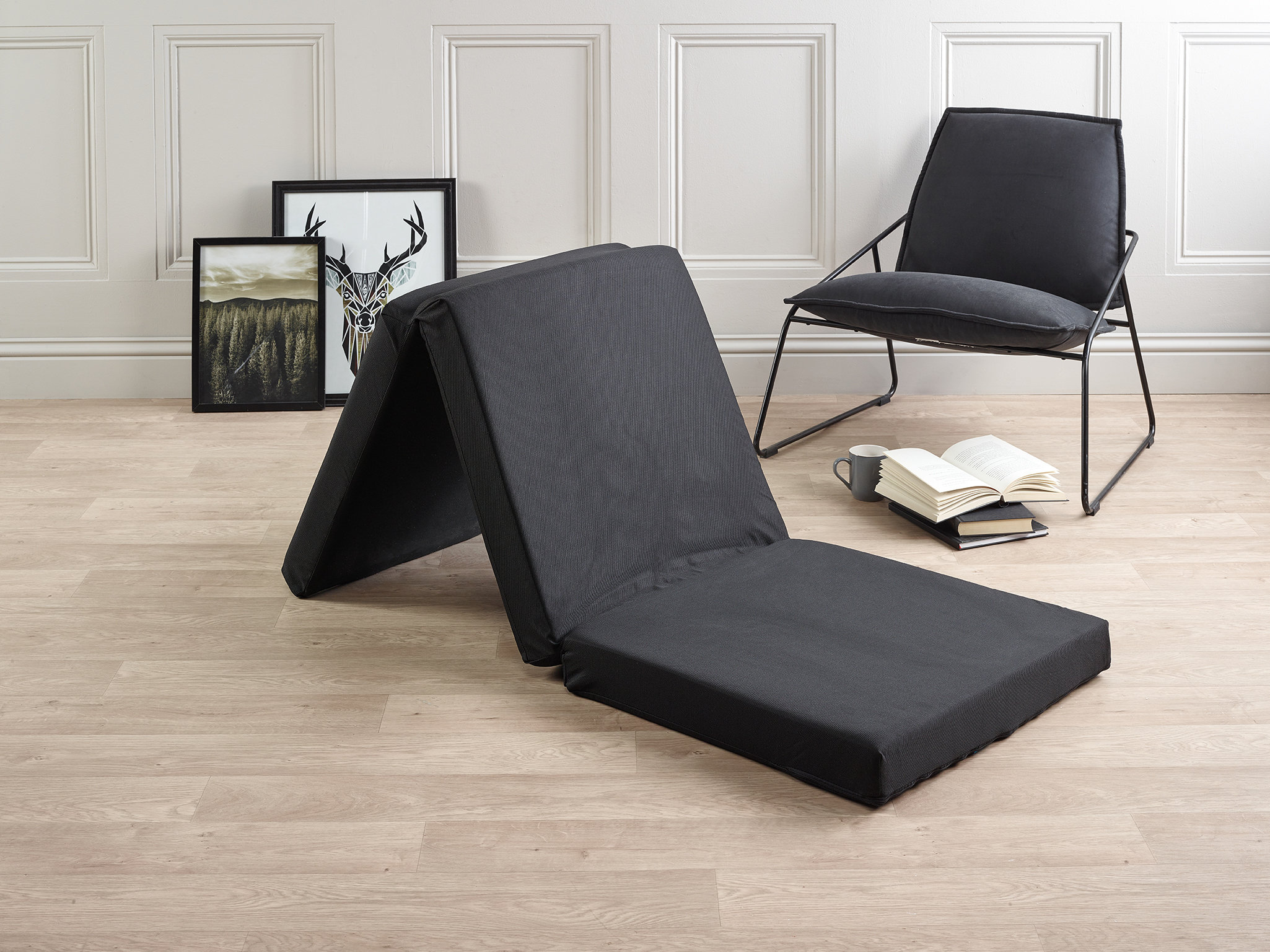 Symple Stuff Dull Small Double (4') Guest Folding Foam Mattress ...