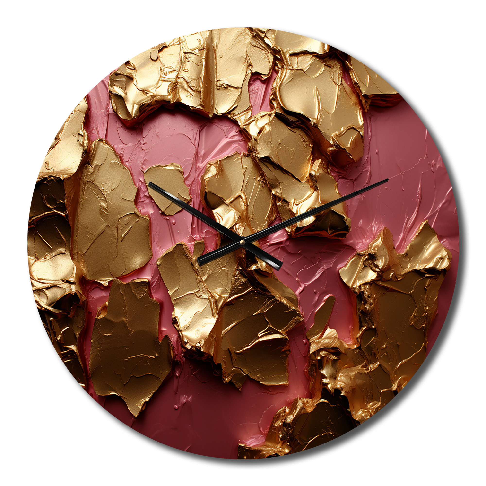 Design Art Submission Of Significance Vintage Pink Gold II Metal Wall ...