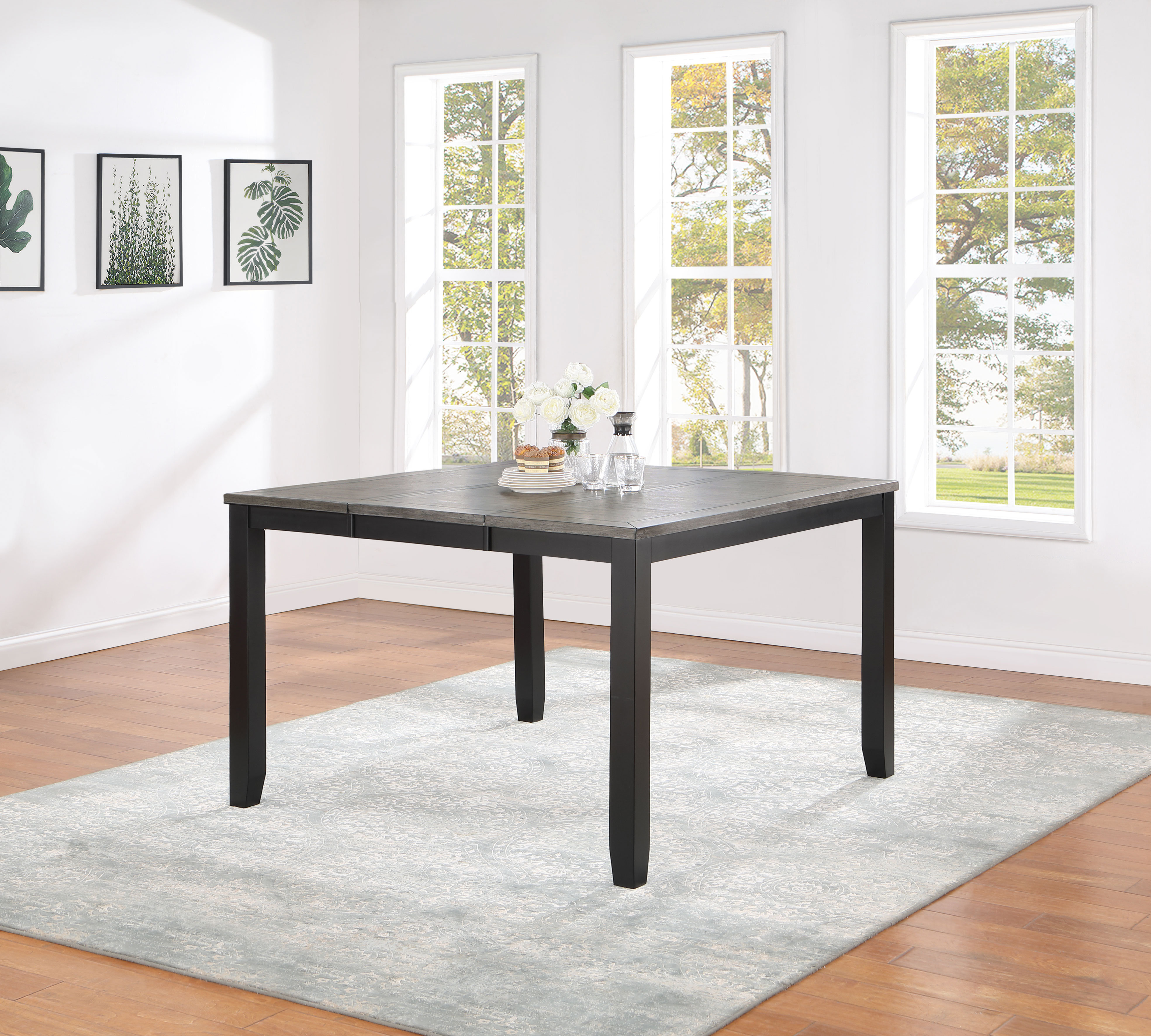 Red Barrel Studio Elodie 54-Inch Extension Counter Height Dining Table ...