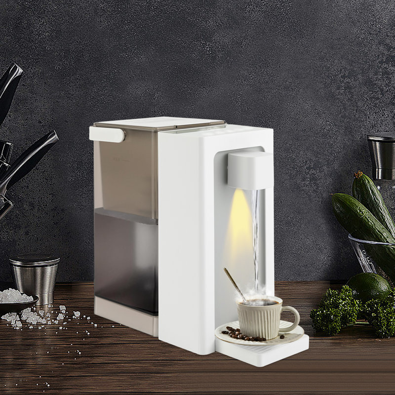 SUNYOU White Freestanding Electric Filtered Water Dispenser | Wayfair