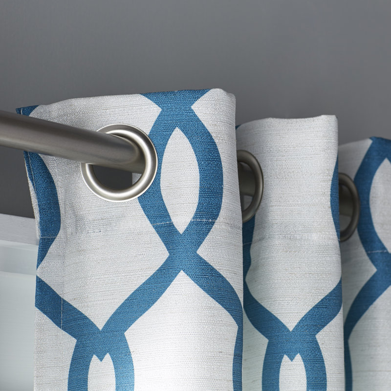 Winston Porter Caliese Polyester Semi-Sheer Curtain Pair & Reviews ...