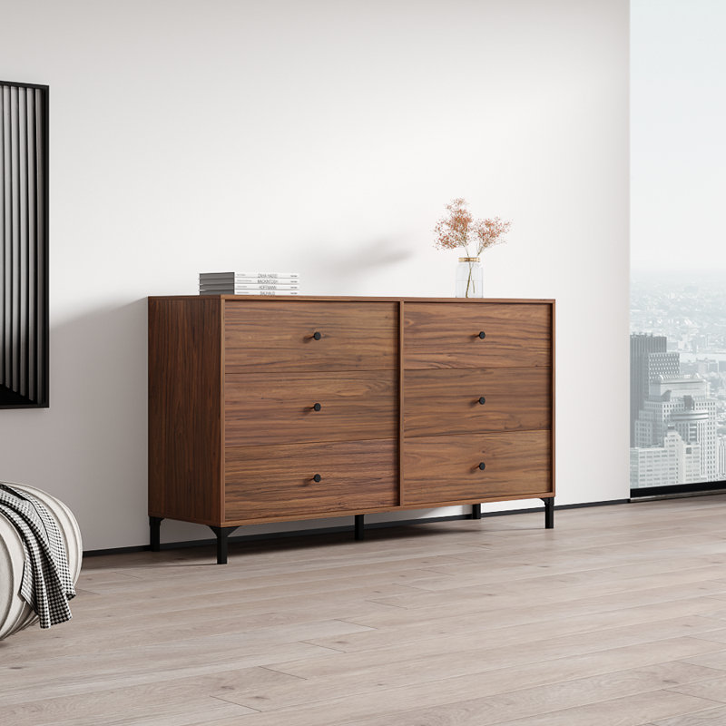 The Twillery Co.® Crowle 6 - Drawer Dresser | Wayfair