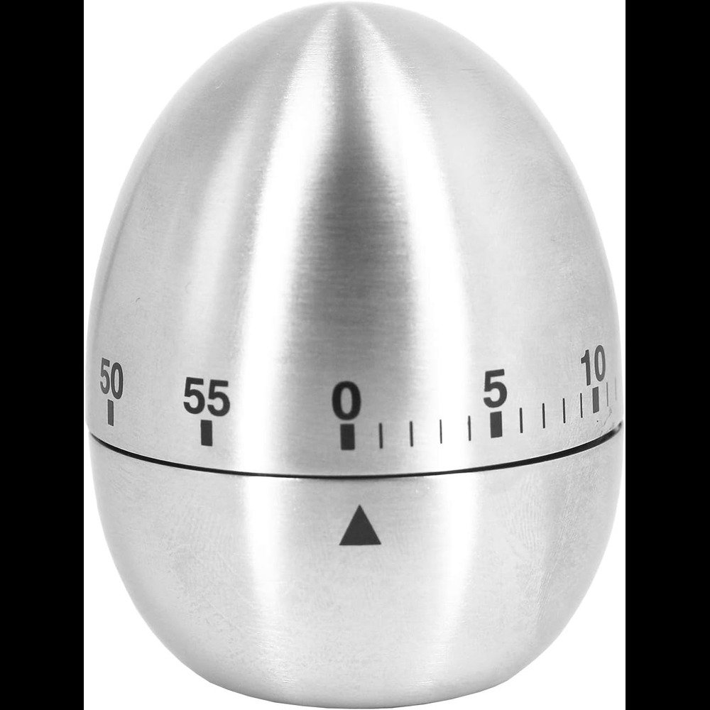 Invenitiah Egg Kitchen Timer Cute Manual,Stainless Steel Metal ...