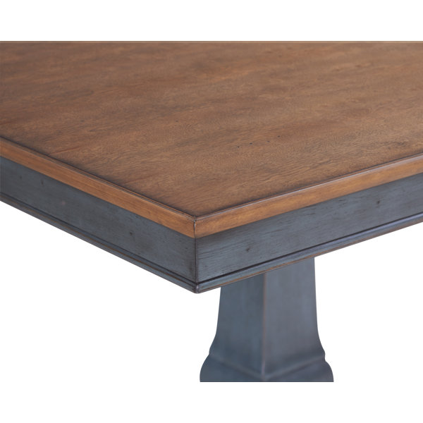 Alcott Hill® Wauneta Extendable Double Pedestal Dining Table | Wayfair