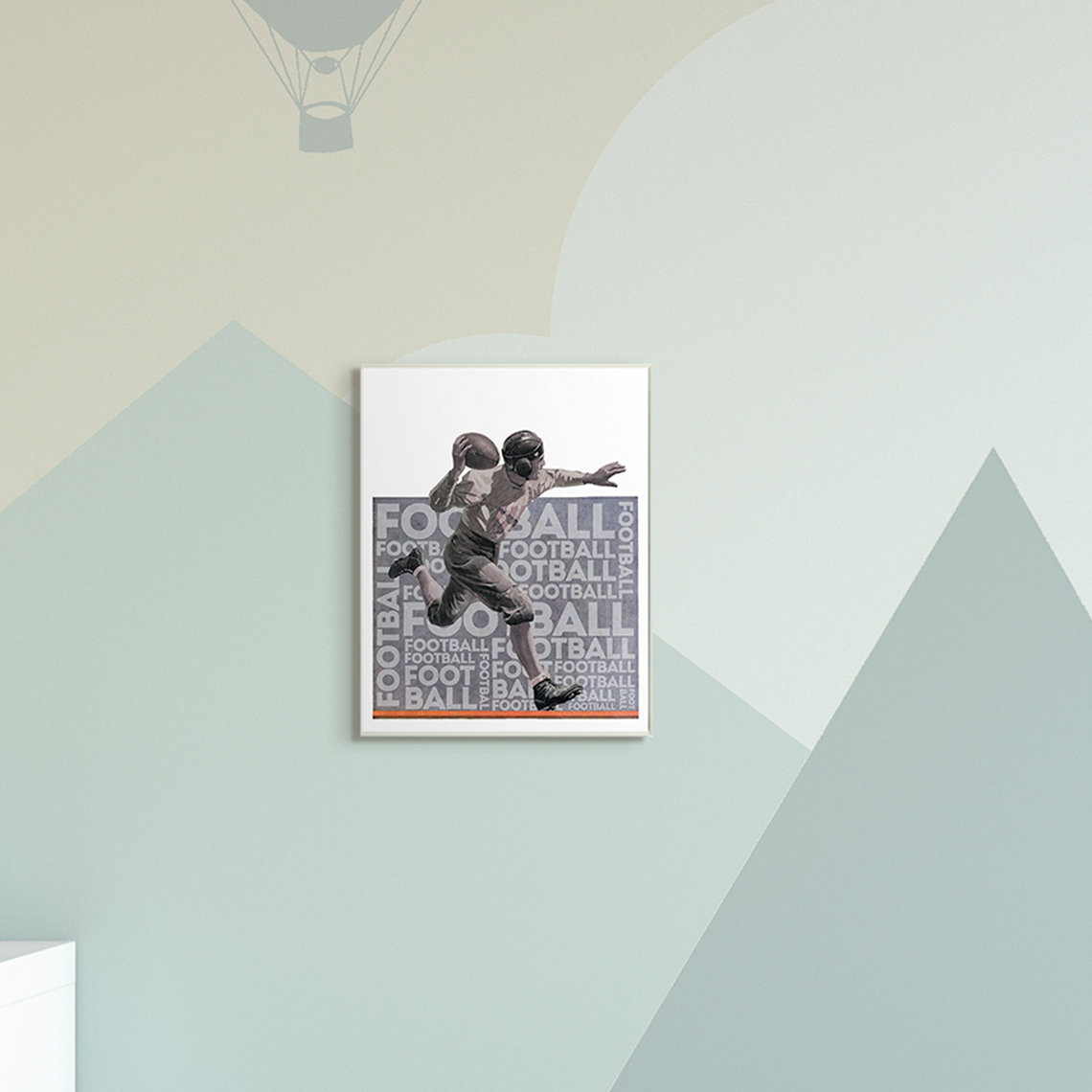 Winston Porter Roselyn Football Player Sports Word Design Art | Wayfair