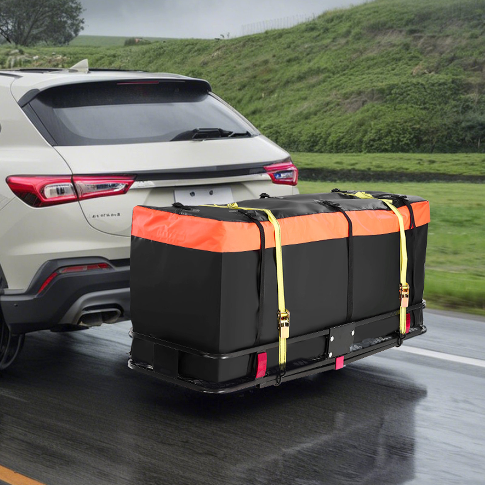 Stellweilan Tessberg 500 lbs Hitch Cargo Carrier Folding Hitch Cargo ...