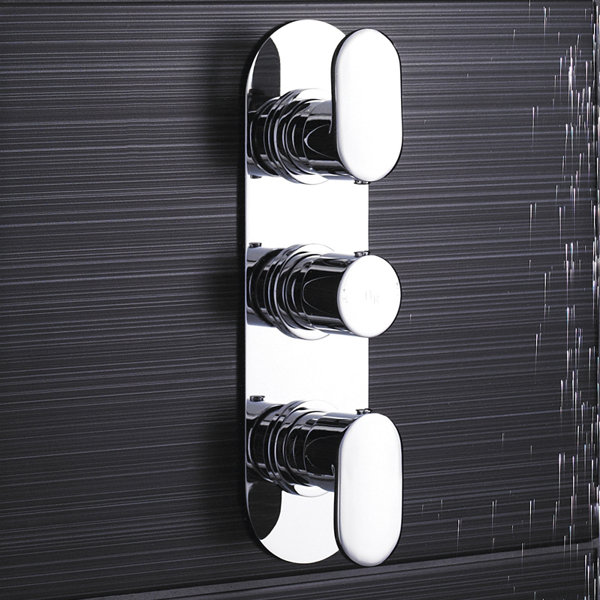 Hudson Reed Reign Triple Concealed Thermostatic Shower Valve | Wayfair.ie