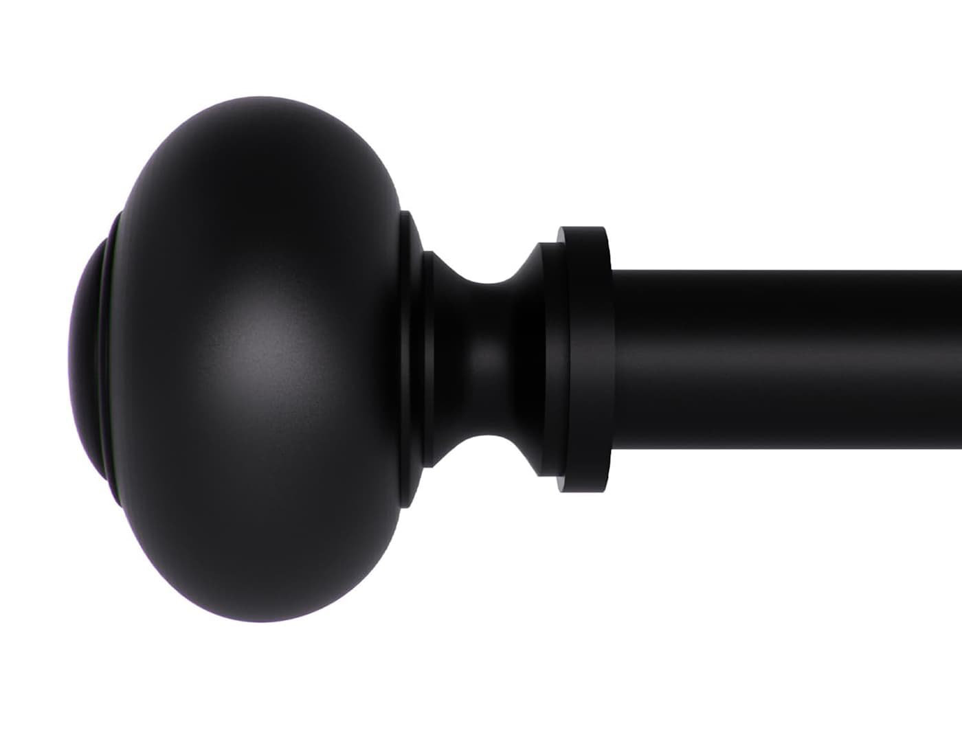 FULOFY Sleek Window Accent: 72” Adjustable Telescoping Curtain Rod with ...