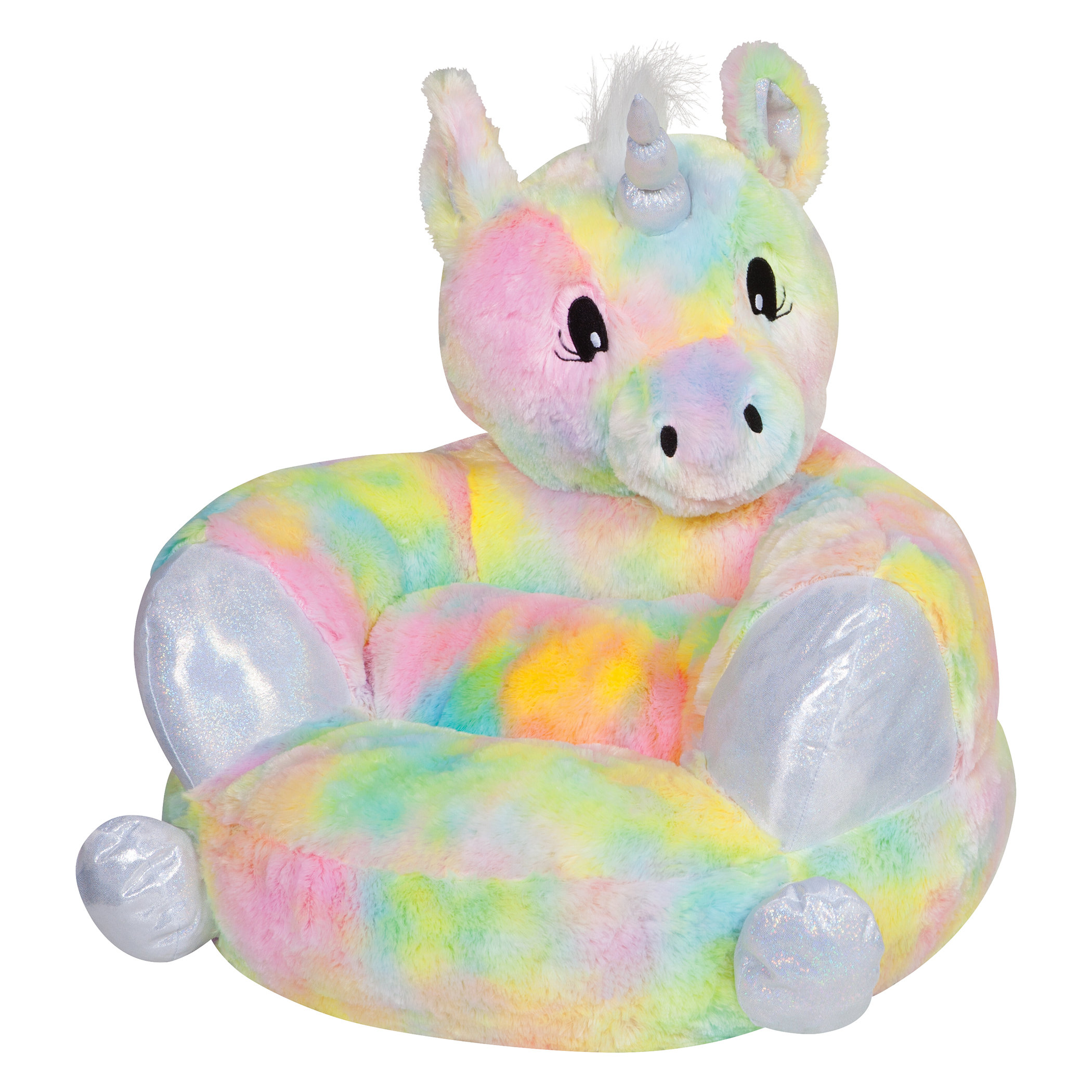 Gemma Violet Toddler Plush Rainbow Unicorn Character Chair & Reviews ...