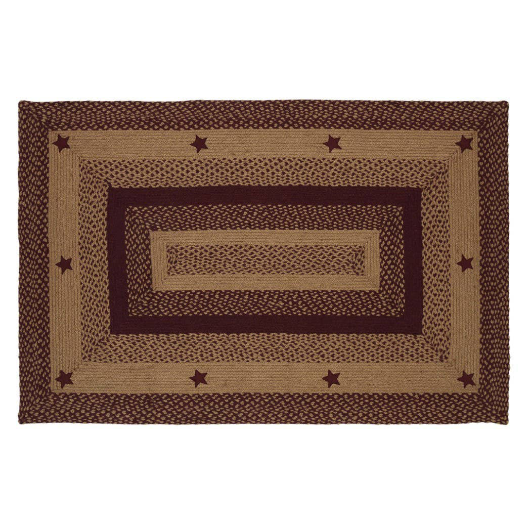 IHF Home Decor Star Wine Rug | Wayfair
