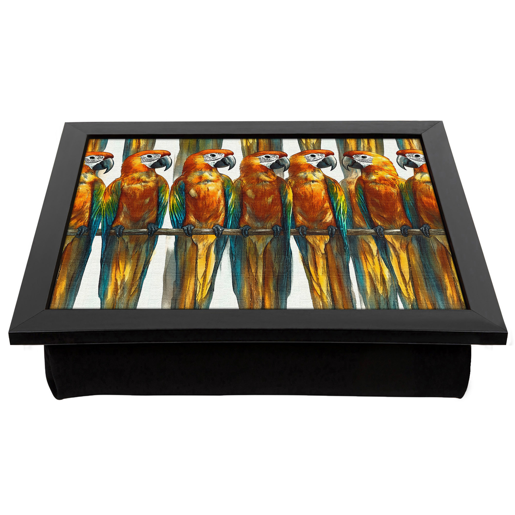 Metro Lane Parrot Lap Tray with Cushion | Wayfair.co.uk