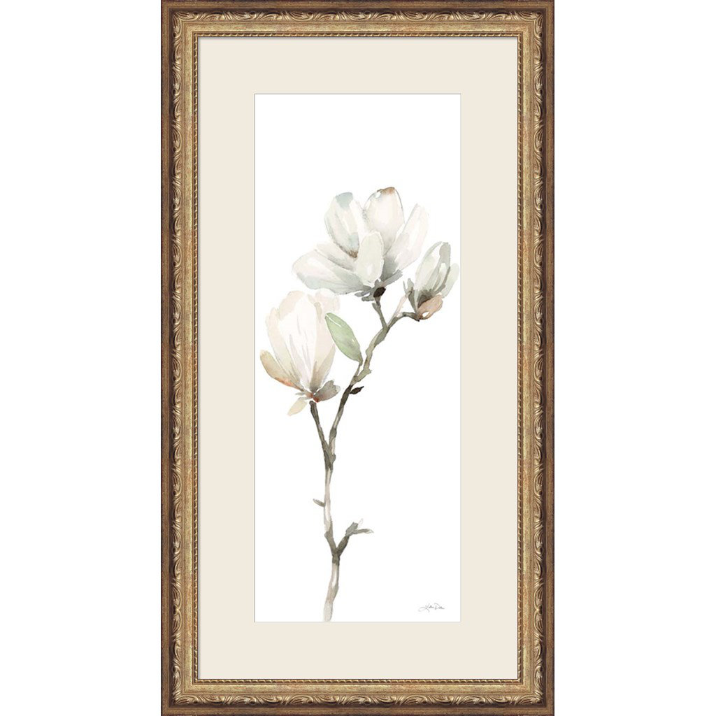 Red Barrel Studio White Magnolia II Panel by Katrina Pete - Picture ...