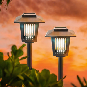 Eternal Solar Powered Integrated LED Outdoor Lantern | Wayfair