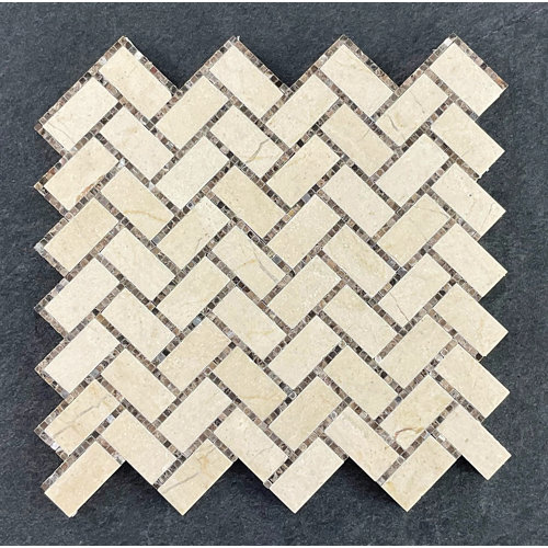 ES Stone Straight Edge Natural Stone Marble Mosaic Sheet Wall Floor Use ...