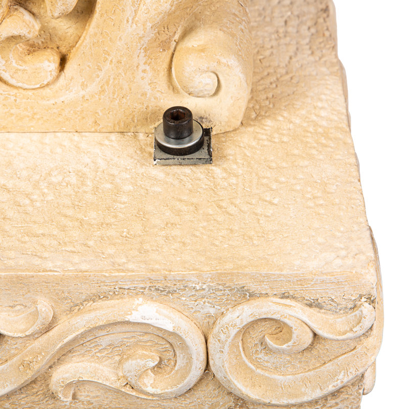 The Twillery Co.® Algona LED Cardinals Outdoor Statuary Memorial Bench ...