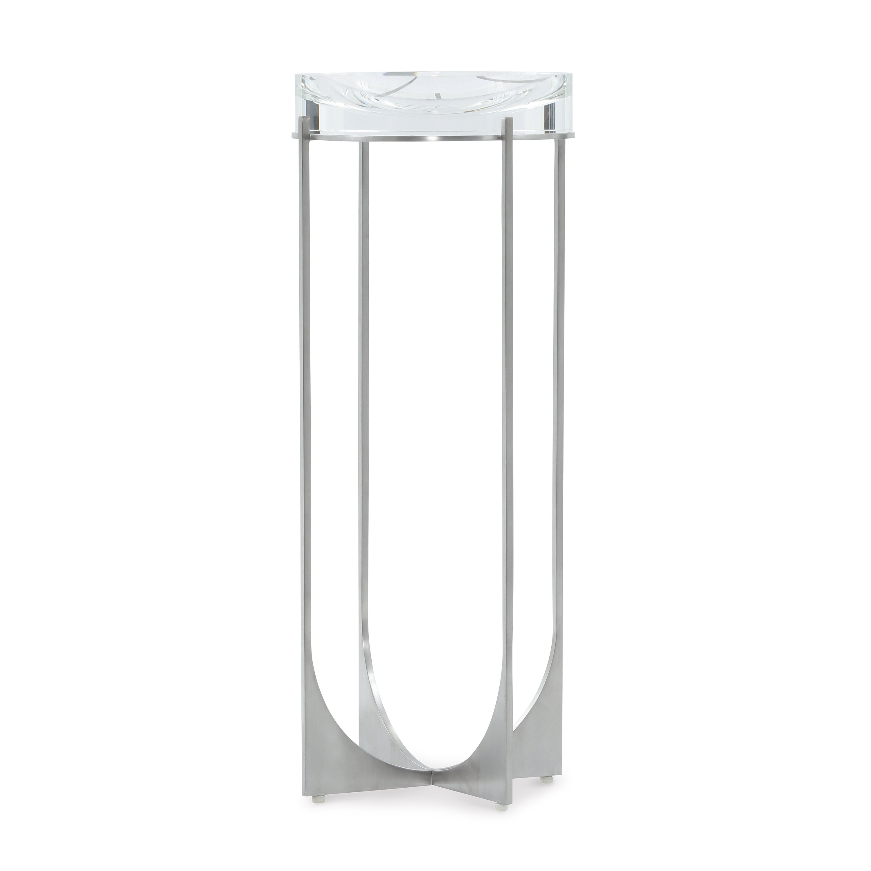 John-Richard Svelte Martini Table I, Silver | Wayfair